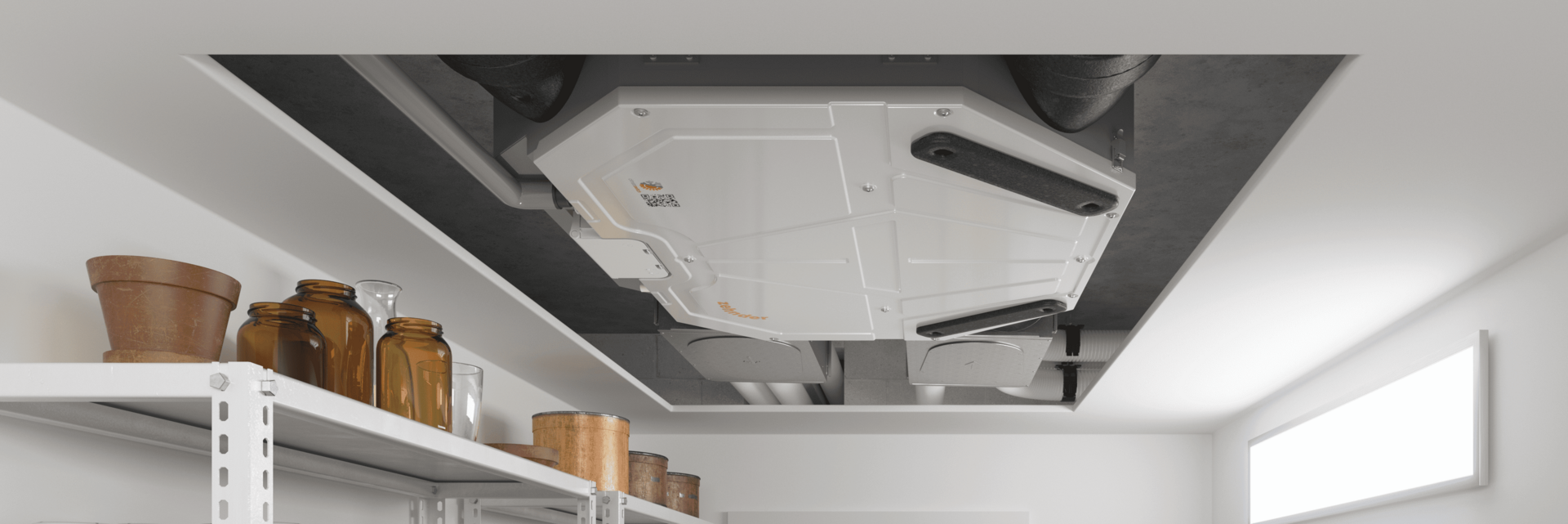 ComfoAir Flex plafondunit | Zehnder Group Belgium nv/sa