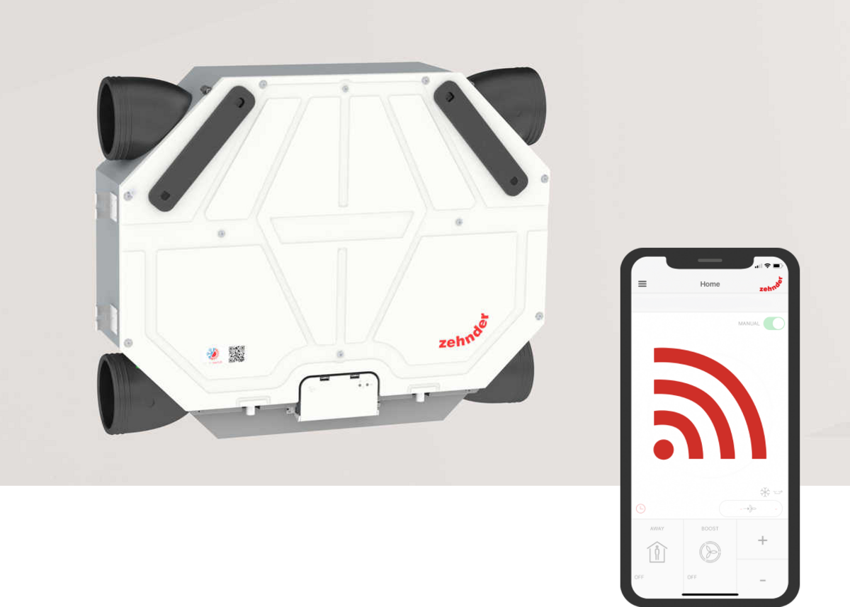 ComfoAir Flex | Compacte plafond ventilatie-unit | Zehnder België ...